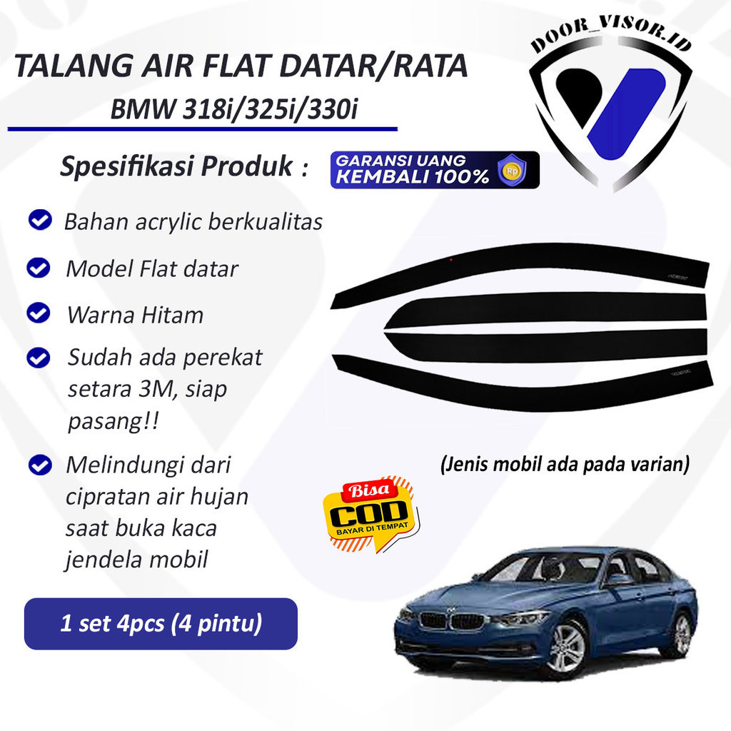 Bmw 318i/325i/330i car water gutter, 4-door flat model | Shopee Malaysia