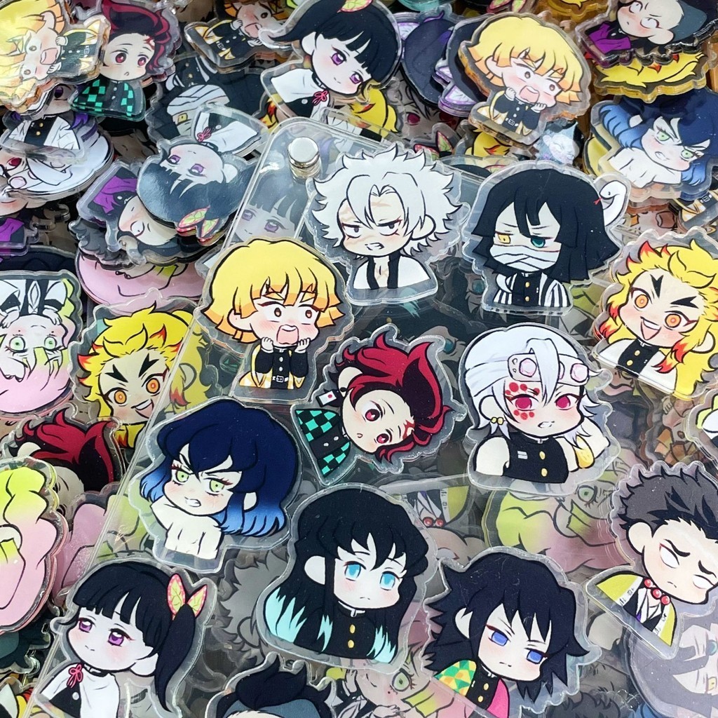 [29 Styles Anime] 4cm 20pcs Genshin Impact/ Honkai: Star Rail/ Acrylic ...