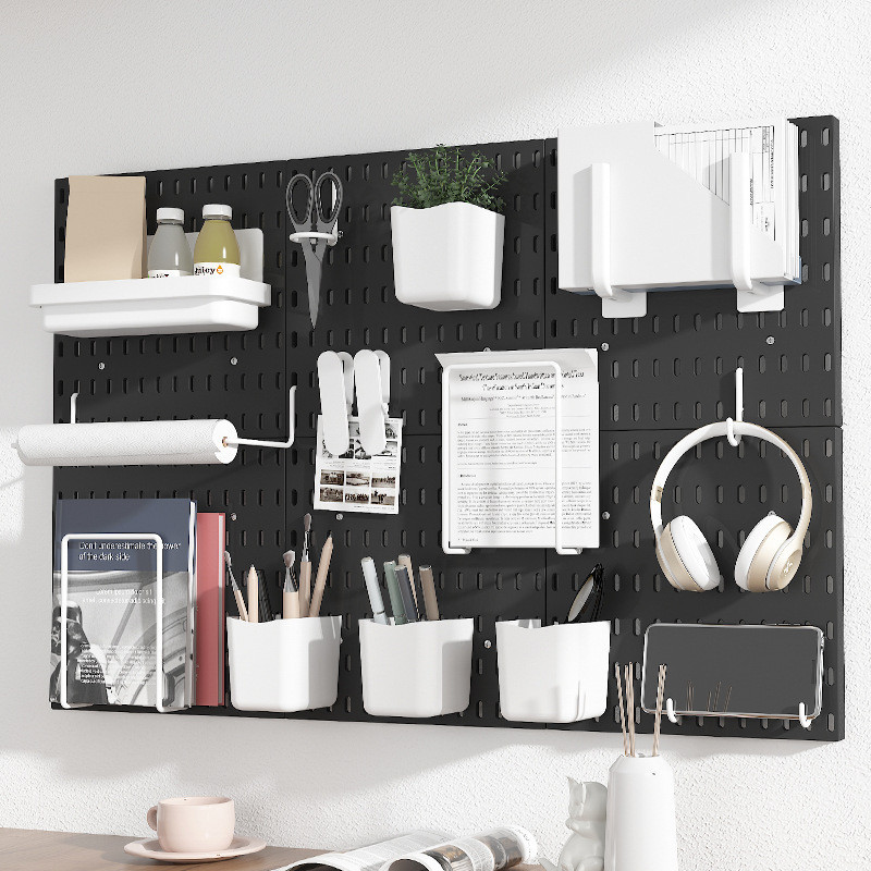 PEGBOARD WALL STORAGE BOARD DESK ORGANIZER PAPAN PENYEPIT NOTICE BOARD ...