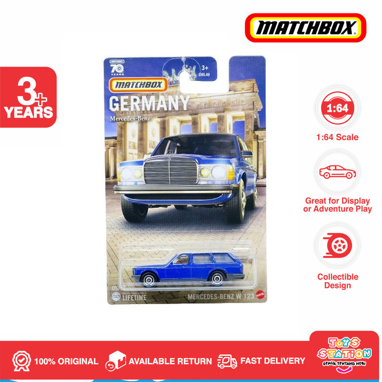 Matchbox Mercedes Benz W 123 Blue - Germany Blue - Toyzstatioon ...