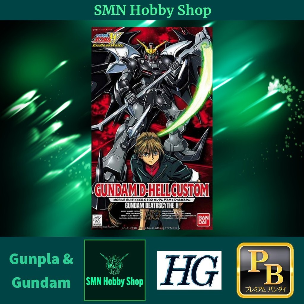 MG/HG 1/100 Gundam Deathscythe Hell Custom Gunpla Gundam Toys Plastic ...