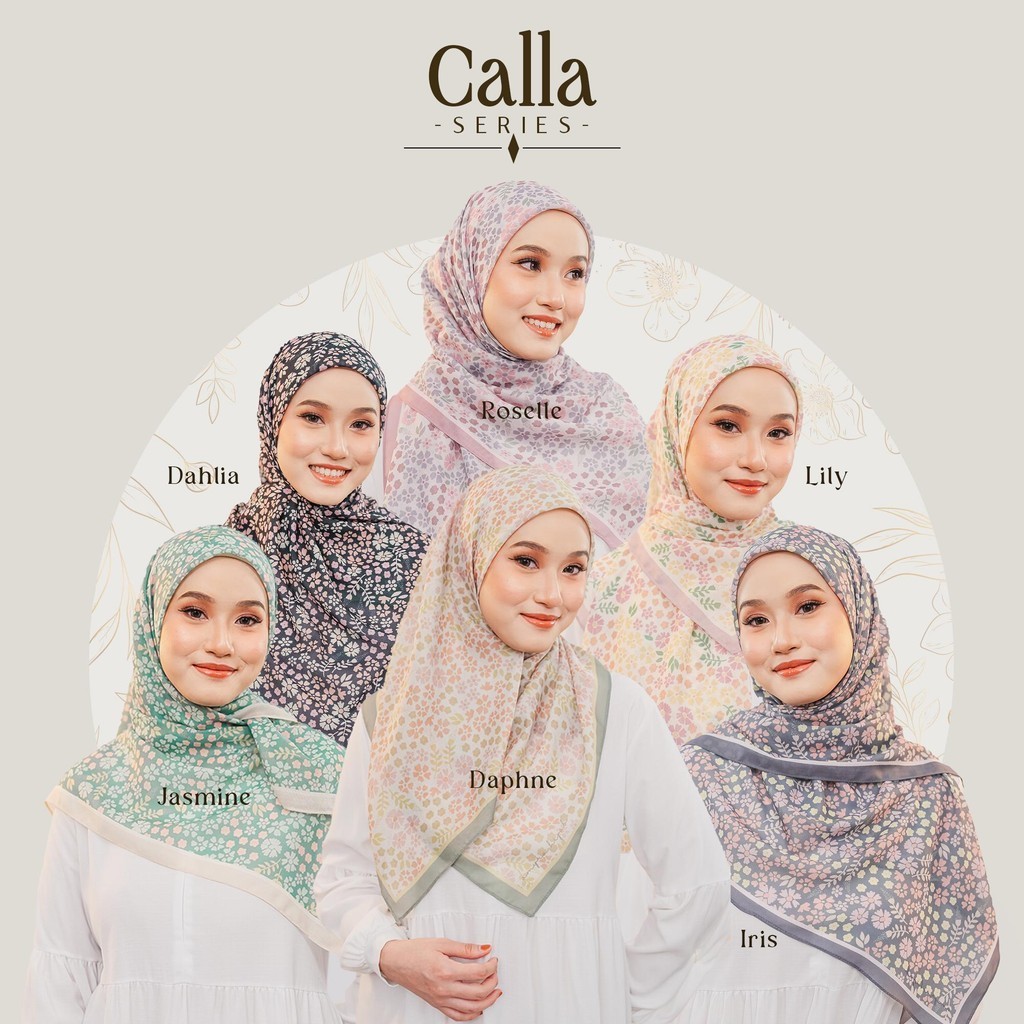 Amyrahijab Calla Series (Cotton Voile Premium) | Shopee Malaysia