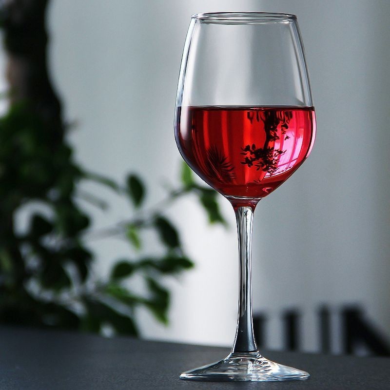 Green apple red wine glass goblet lead-free glass wine champagne glass ...