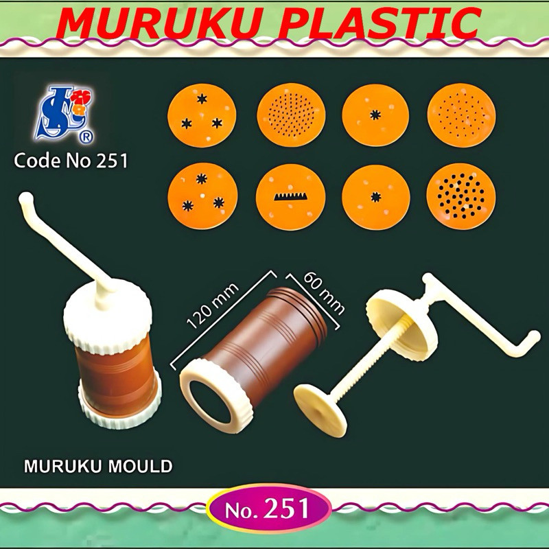 SIN LIAN ACUAN MURUKU PLASTIC MURUKU MAKER MURUKKU MOULD ACUAN PUTU ...