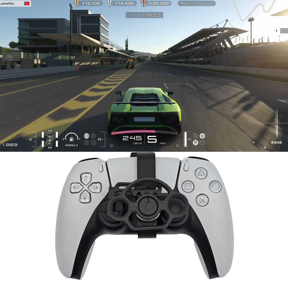 Mini 3D printing Steering Wheel for PS5 and PS5 slim Game Controller ...