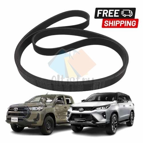 TOYOTA HILUX GUN125/GUN126, FORTUNER GUN156/GUN165 1GD 2GD FAN BELT/ V ...