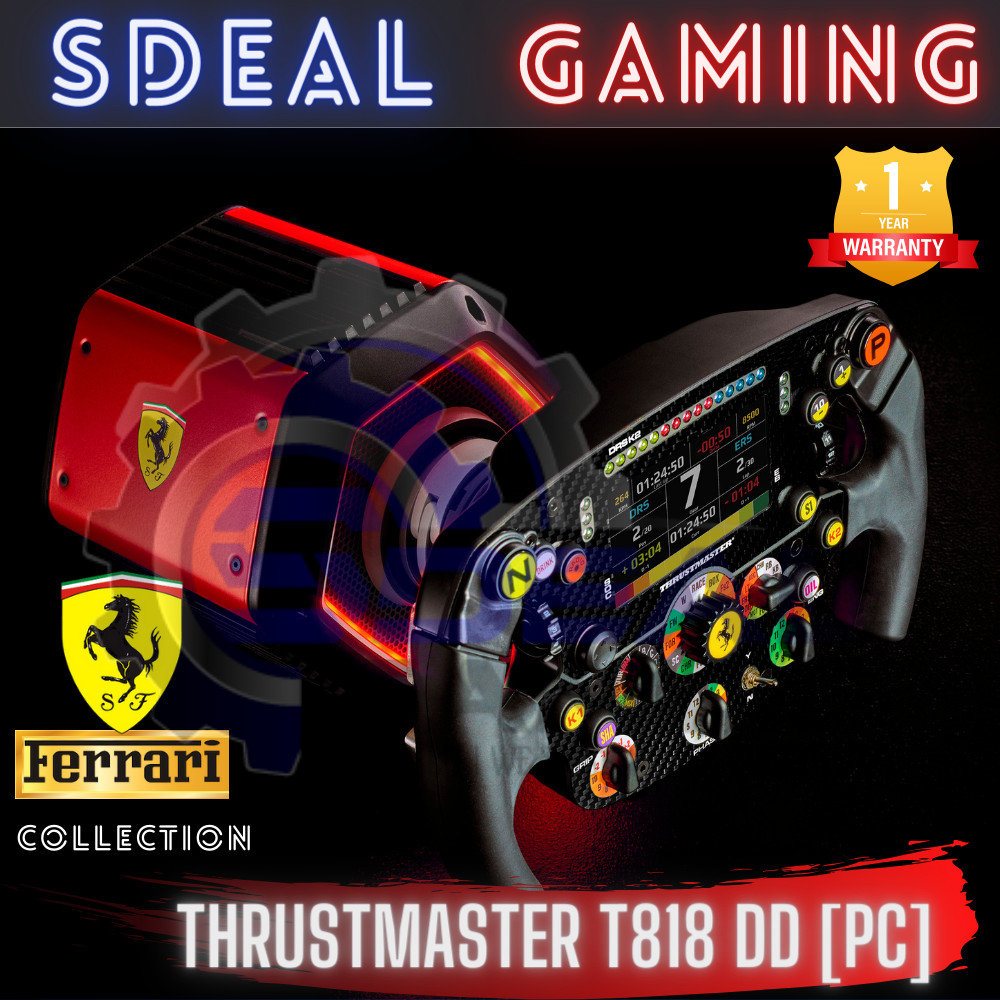 [Ferrari Edition] THRUSTMASTER T818 DD & SF 1000 WHEEL (Support PC Only ...