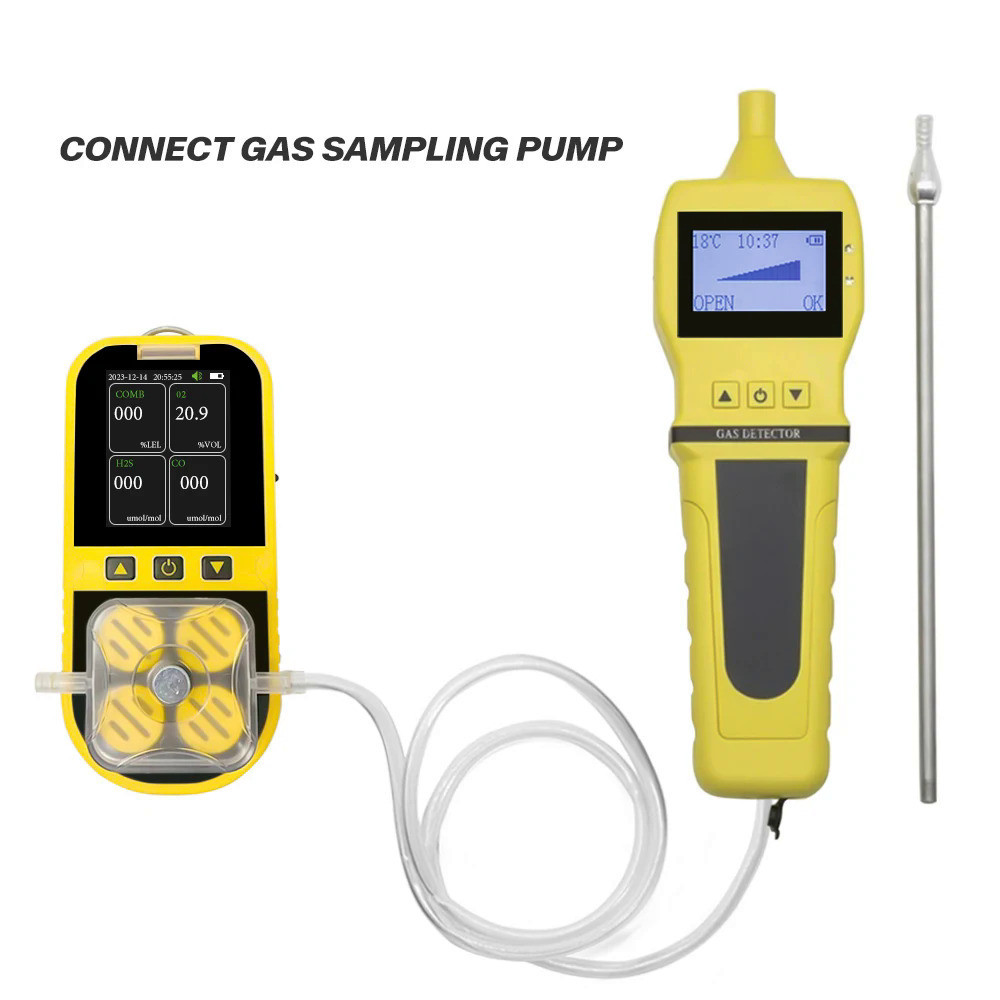 4 In1 Portable Multi Gas Detector Combustible Gas Detection O2 / H2s ...