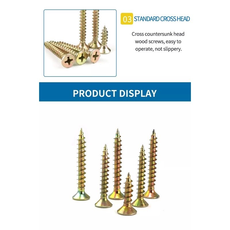 Duitmali Set 5 in 1 Skru Paku Murah Kayu Stainless Steel Screw Nails ...