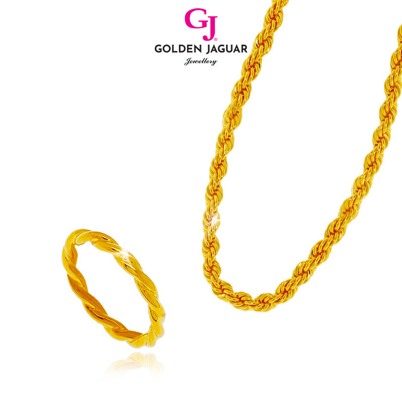 GJ Jewellery Emas Bangkok Emas Korea 24k Gold Plated Rantai Pintal 0 ...