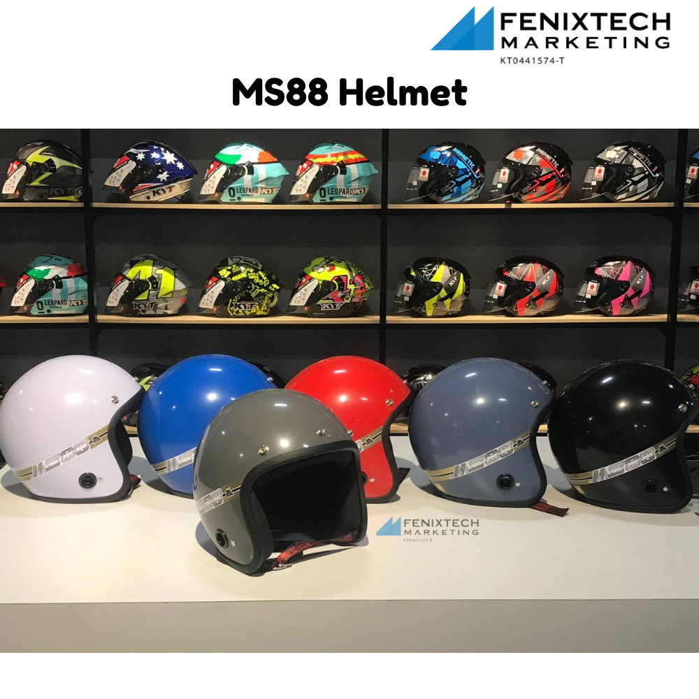 MS88 Helmet TALI TULISAN MERAH 100% original | Shopee Malaysia