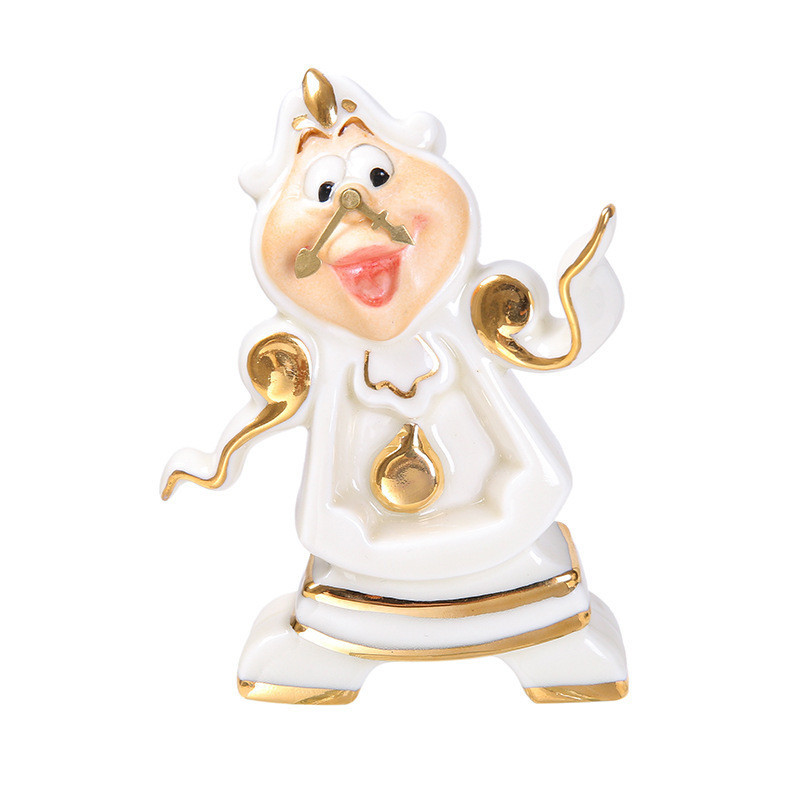 Beauty and the Beast Teapot Archie Cup and Sauce Pot Set Gold Plated ...