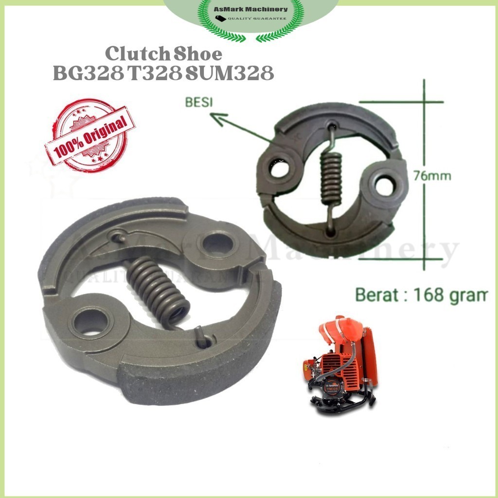 Mesin rumput clutch shoe Ogawa BG328 Stihl FR3001 FR3000 T328 kasei ...