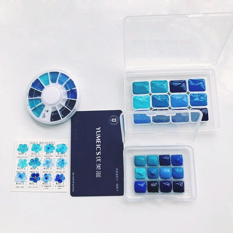 Hb Blue Series 12 Colors Holbein Blue Sea Starry Sky Background ...