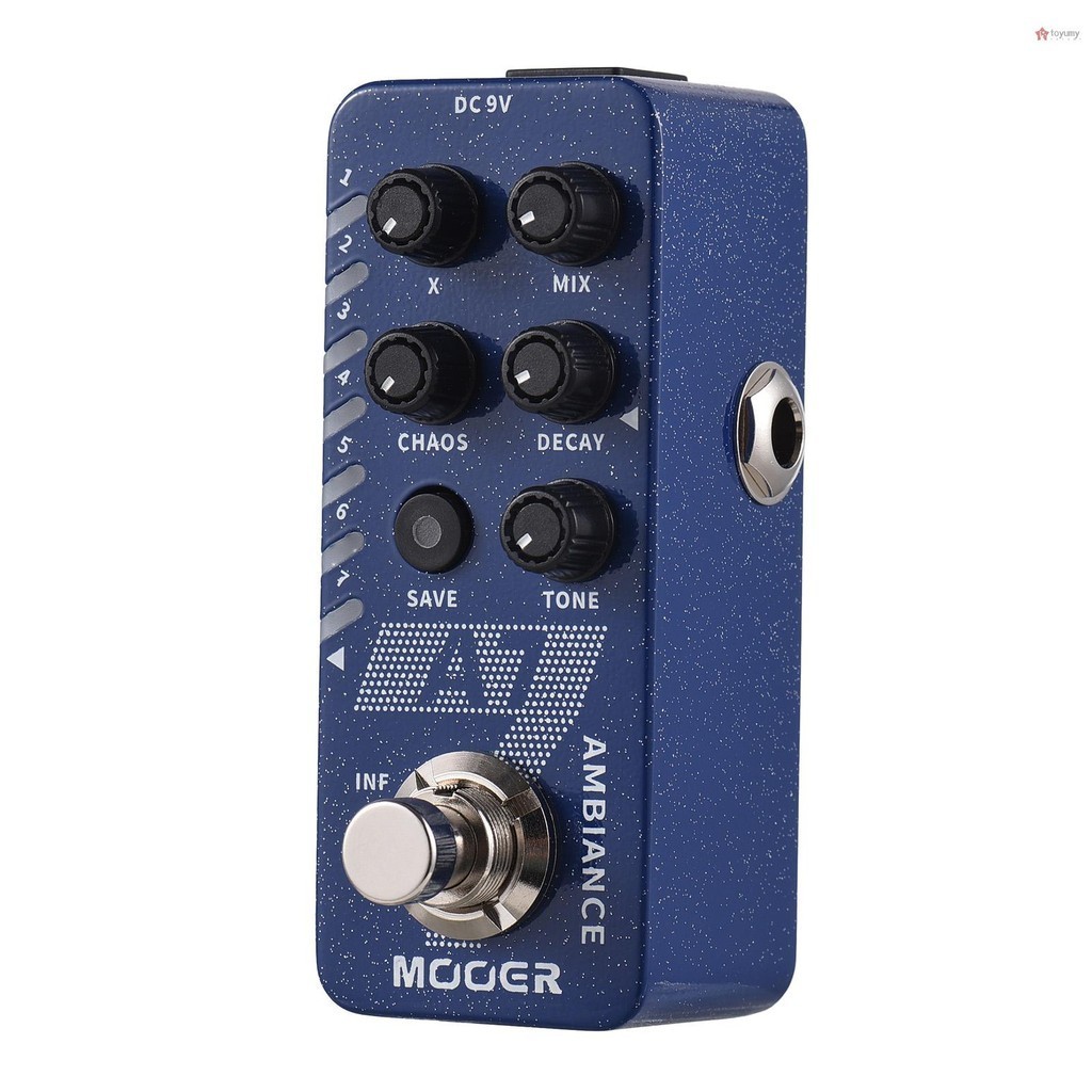 MOOER Guitar Ambiance Reverb Pedal Electric Guitar Effects Pedal 7 ...