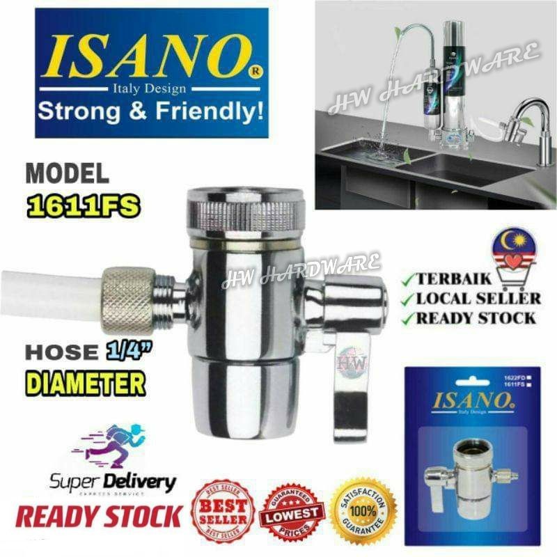 Kepala Paip Bio Aura Nano Filter / Isano 1611 Single Knob 1/4" Faucet ...