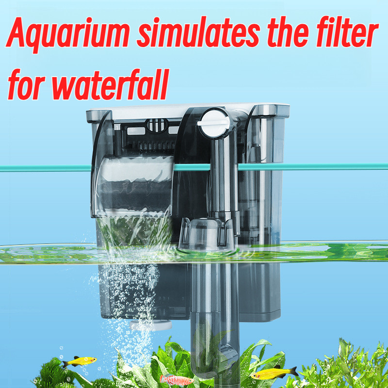 Aquarium filter,Fish tank waterfall wall-mounted water circulation ...