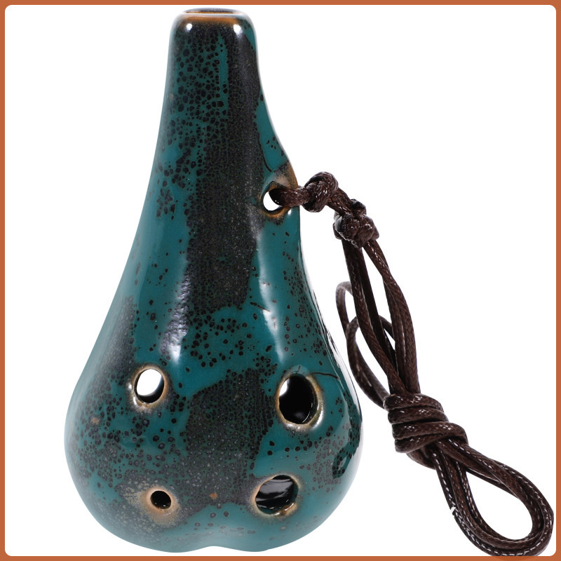 【Ready Stock】 Musical Beginner Ceramic Ocarina Beginner Instrument ...