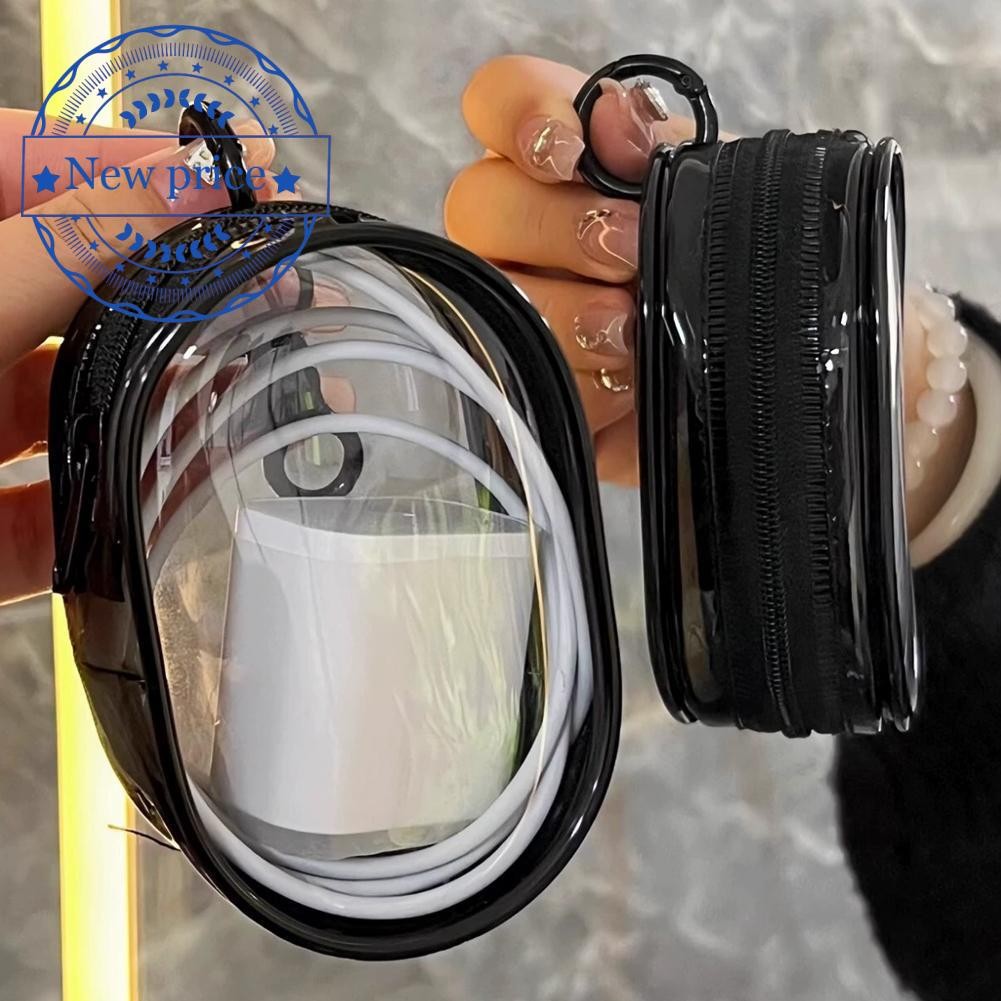 Visible Pvc Transparent Data Cable Storage Bag For Charger Usb Cord ...