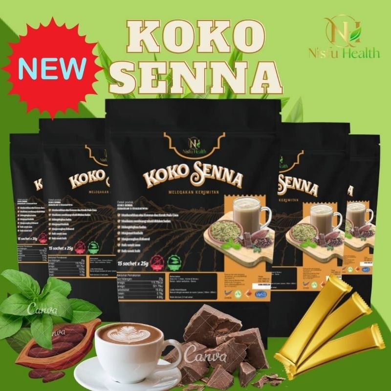 (Koko Senna / Stevia, Minuman coklat) kopi senna, kopi sanna, teh senna ...