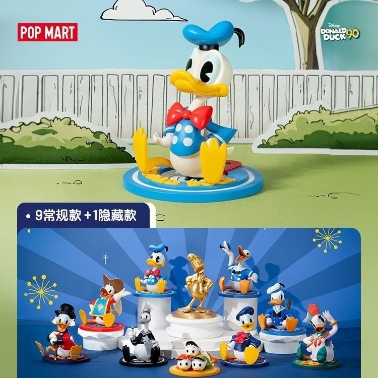P POP MART POP MART Disney Donald Duck 90th Anniversary Series Figure ...