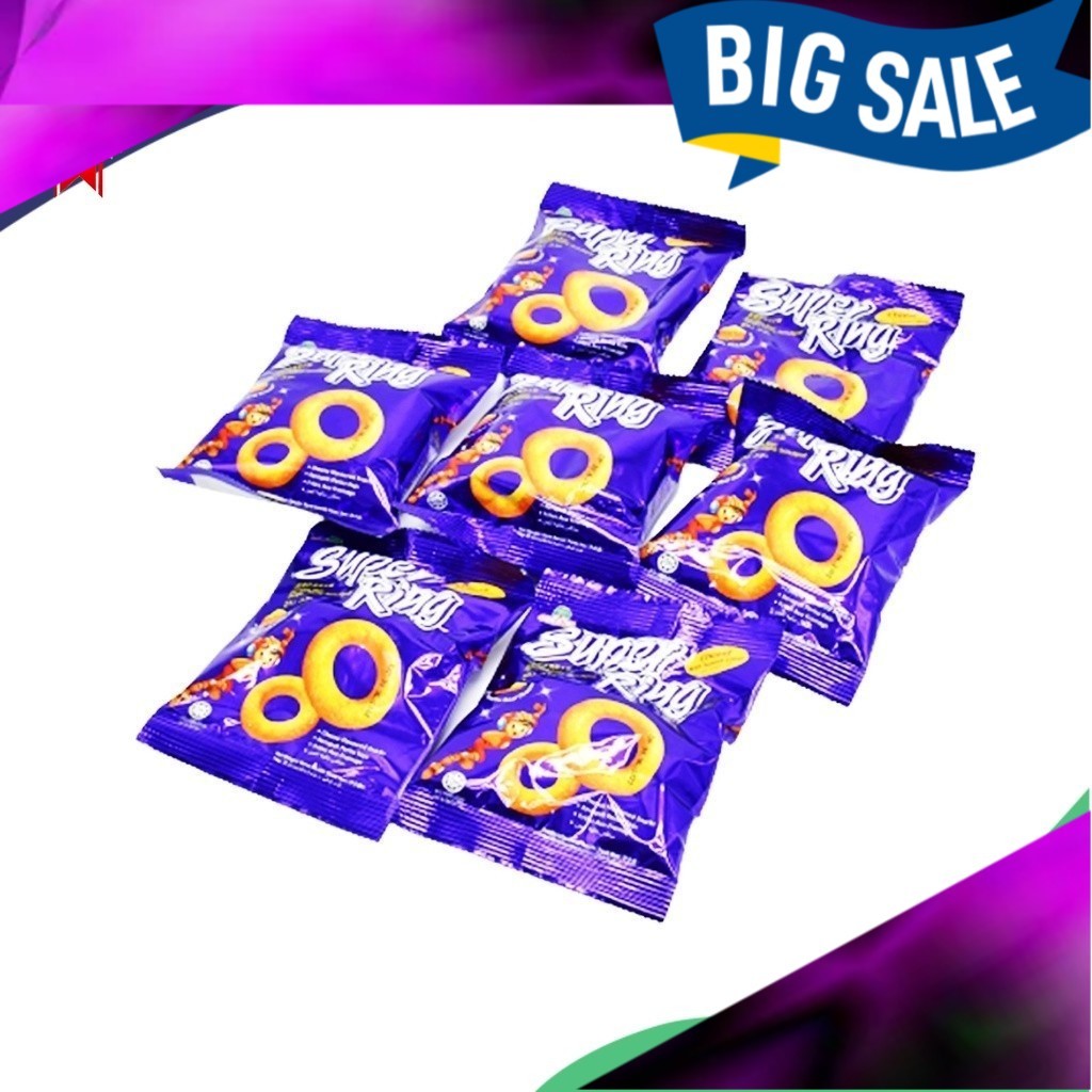(7 pcs/pack) Super Ring Cheese Flavoured Snack 14g | Shopee Malaysia