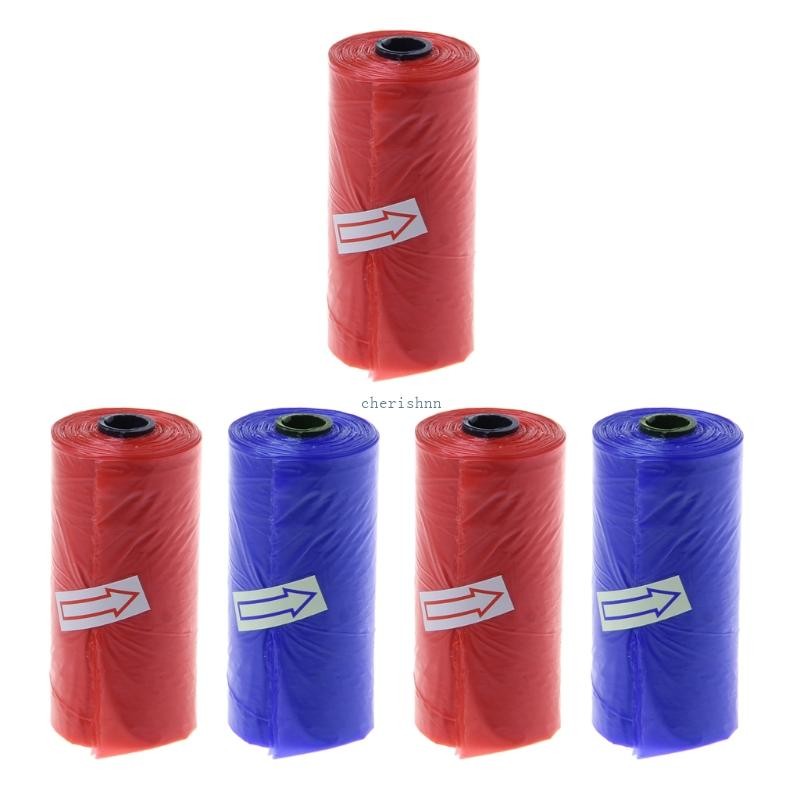 CH* 5 Roll Garbage Bag for Baby Waste Bin Bags Dog Poop Bags Nappy ...