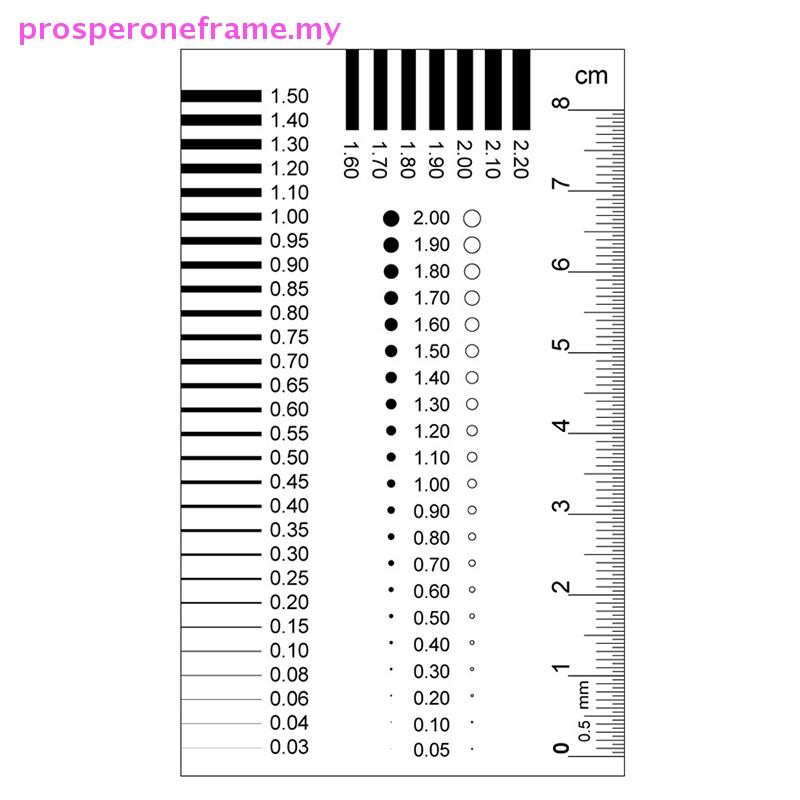 prosperoneframe Badge gauge Stain card Point gauge wire gauge film ...