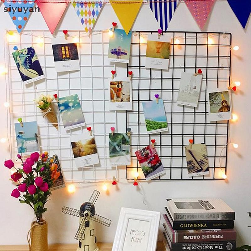 Si Photos Postcards Frame Display Art Storage Rack Holder Wall Hanging ...