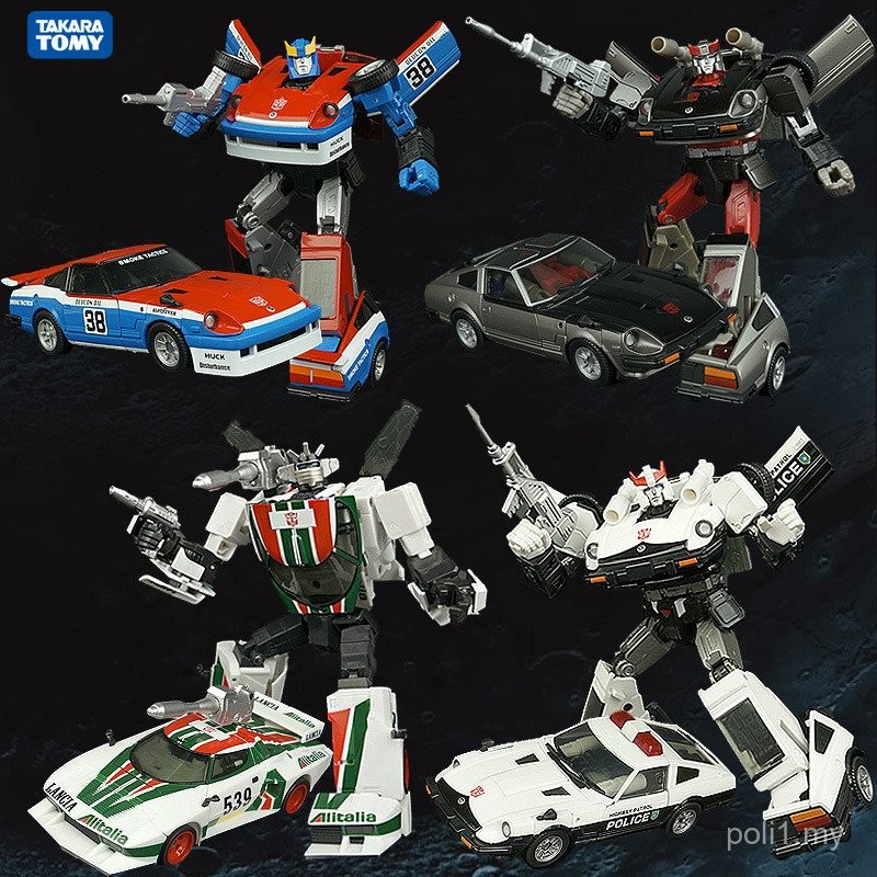 Transformers Toy Master MP17 Police Car MP18 Blue Thunderbolt MP19 ...