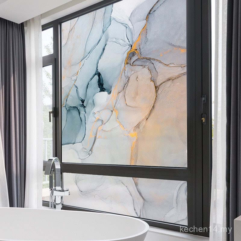 Modern Toilet Bathroom Electrostatic Frosted Transparent Opaque Glass ...