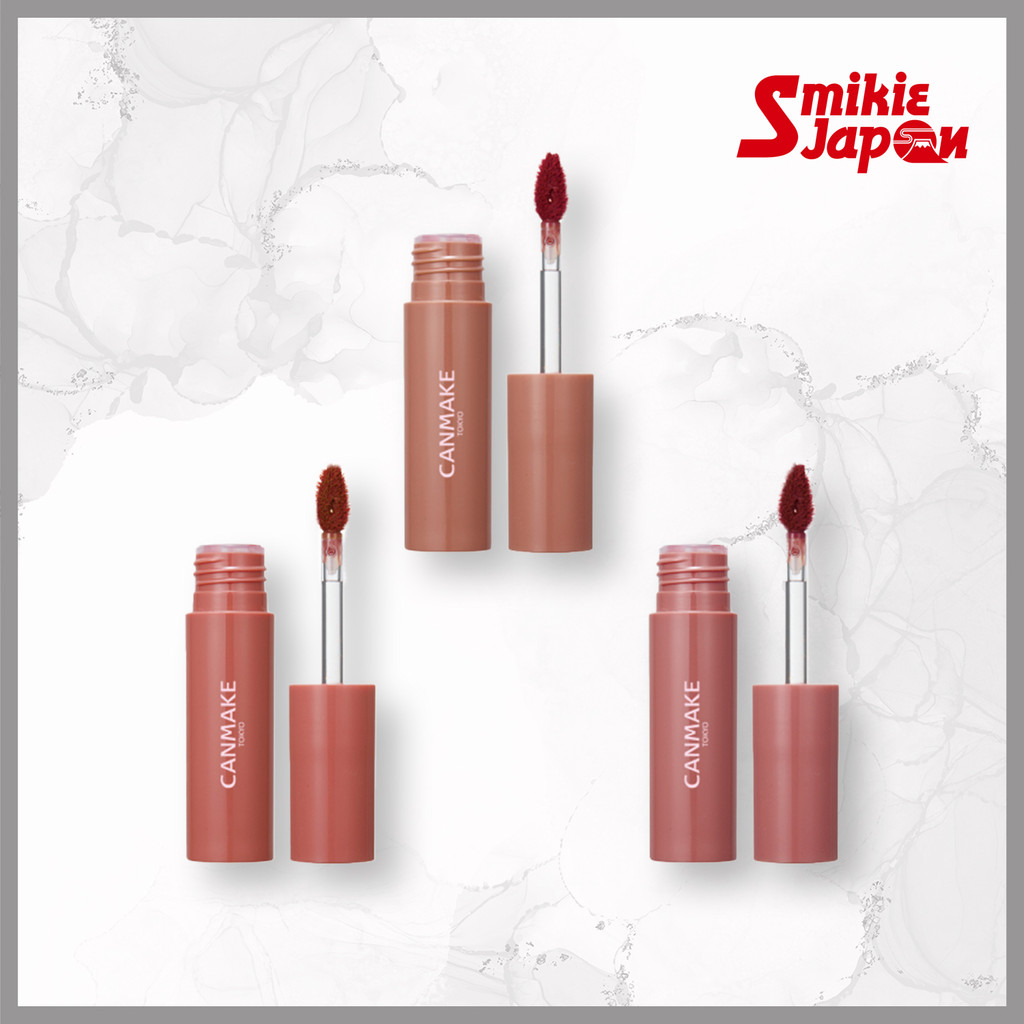CANMAKE Glass Tint Syrup - Tender Coral, Iconic Rose, Gentle Beige ...