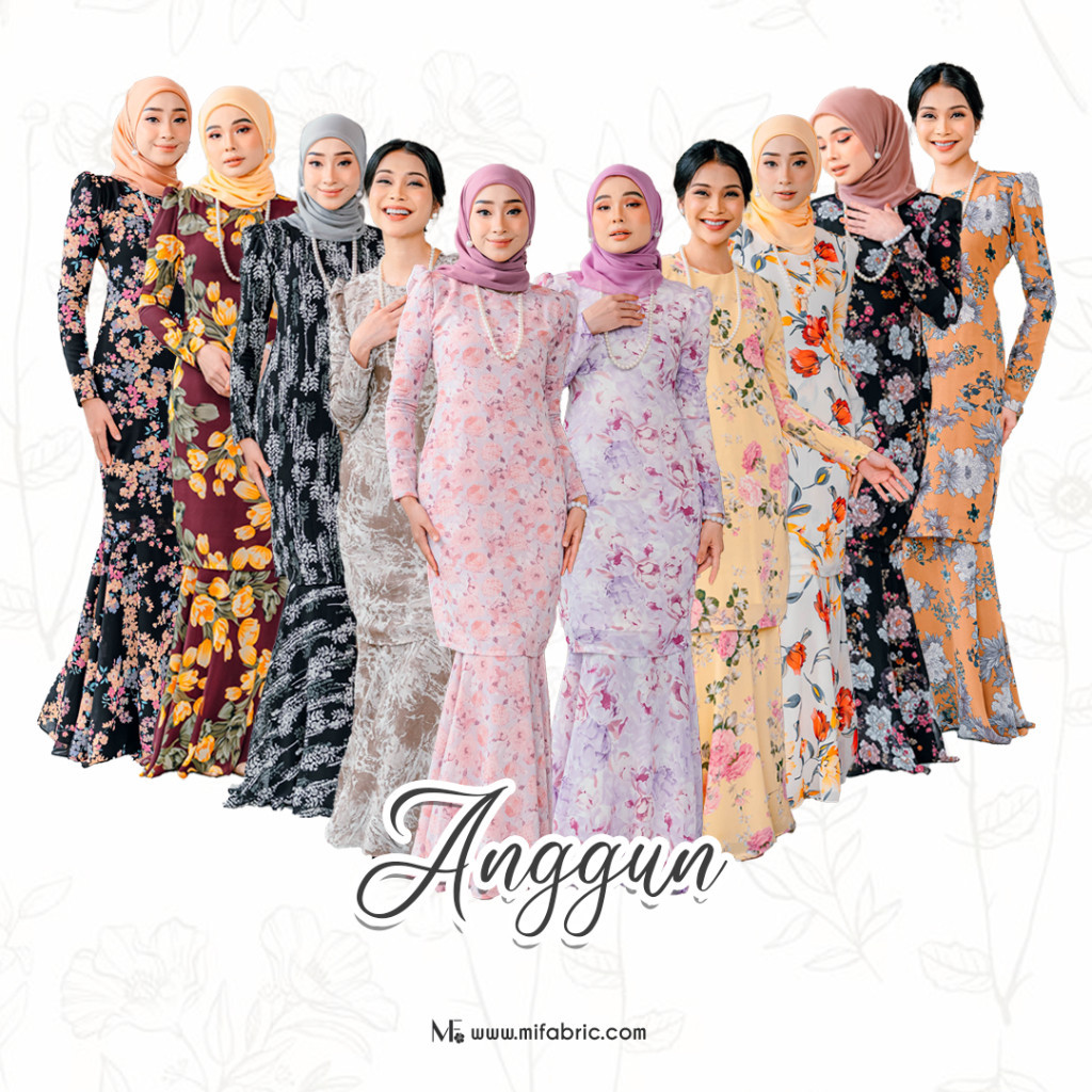 MIFABRIC RAYA 2025 - ANGGUN SERIES KURUNG MODERN : KEMBANG PAYUNG SKIRT ...