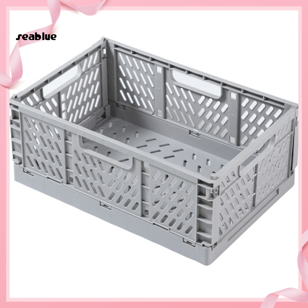 [SE] Storage Basket Folding Large Capacity Load Bearing Collapsible ...