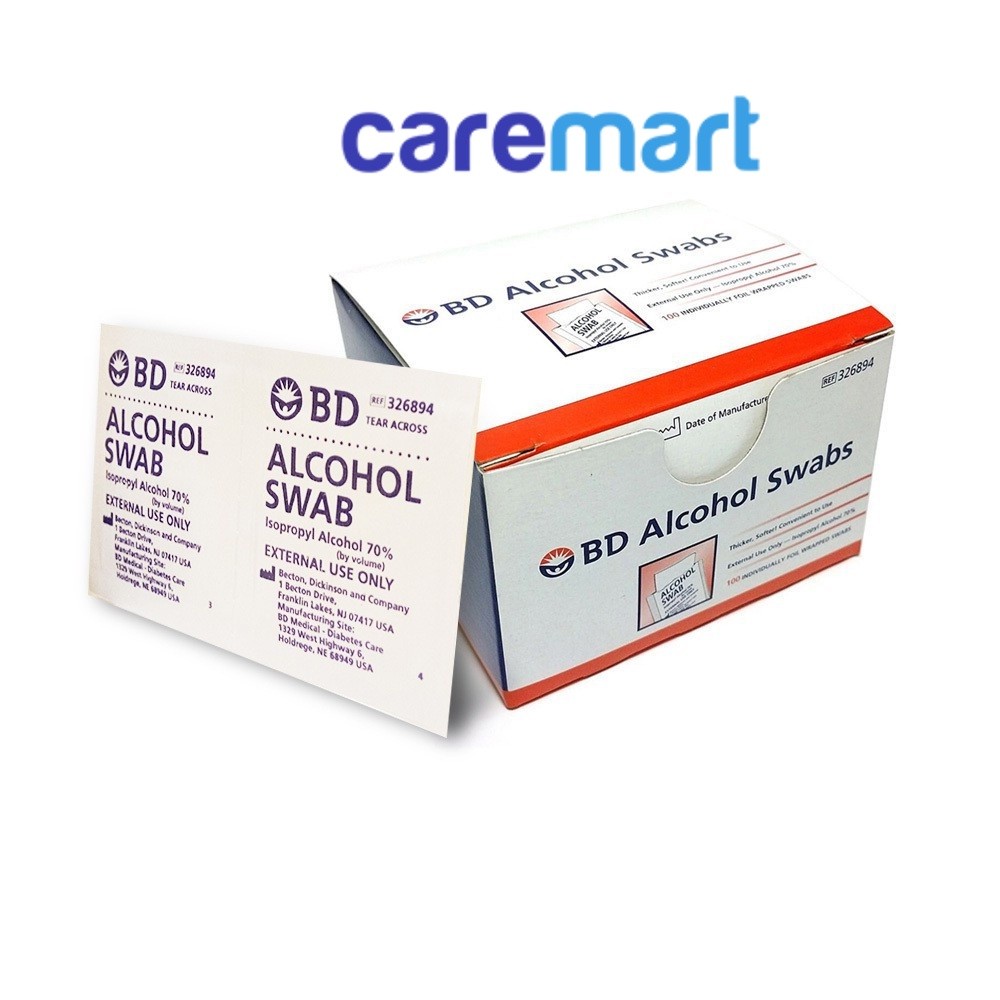 BD ALCOHOL SWABS 100'S (BOX) (EXP:03/2029) | Shopee Malaysia
