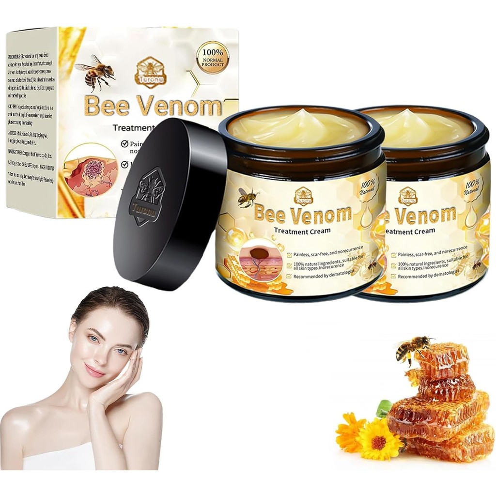 Turonu Bee Venom Skin Treatment Cream, Professional Bee Venom Mole and ...