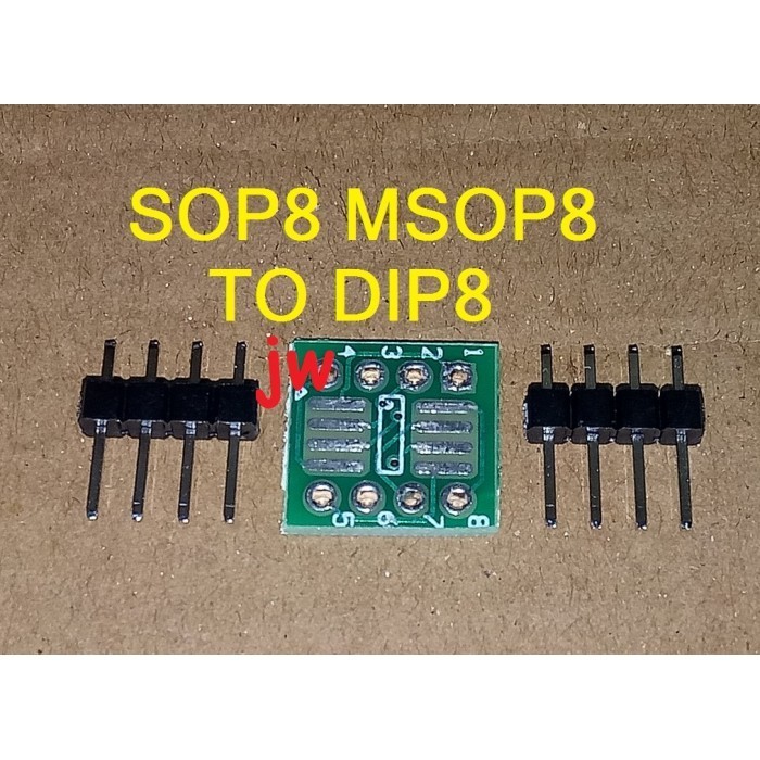 Sop8 MSOP8 TSSOP8 SMD to DIP8 PCB Converter Adapter - BOARD ONLY ...