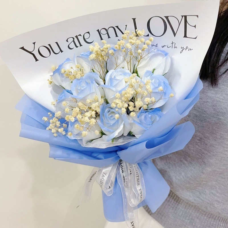 CASA CART Ulang Tahun Valentine Estetik Elegan 11 Tangkai Rose Sabun ...