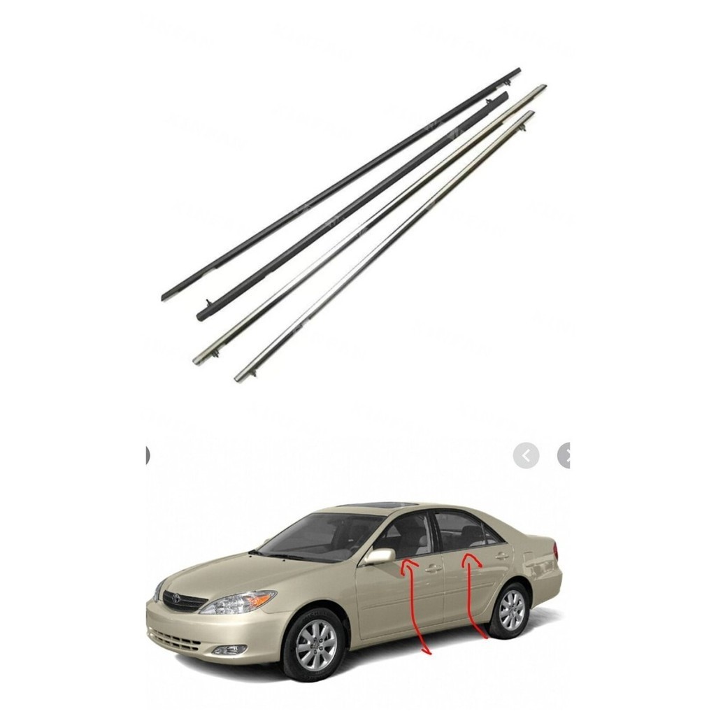 XINFAN Car Window Moulding Trim Seal Belt Rubber Window Weatherstrip ...