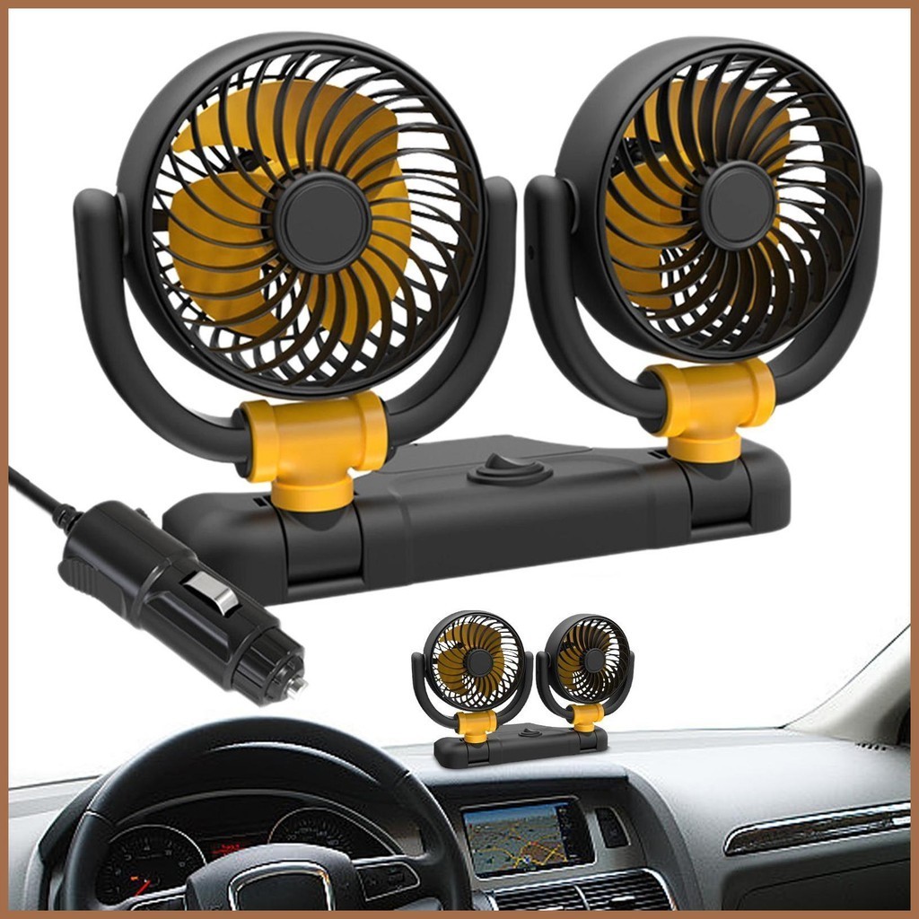 Portable Vehicle Cooling Fan Desk Fan Carseat Fan 360 Degree Rotate ...