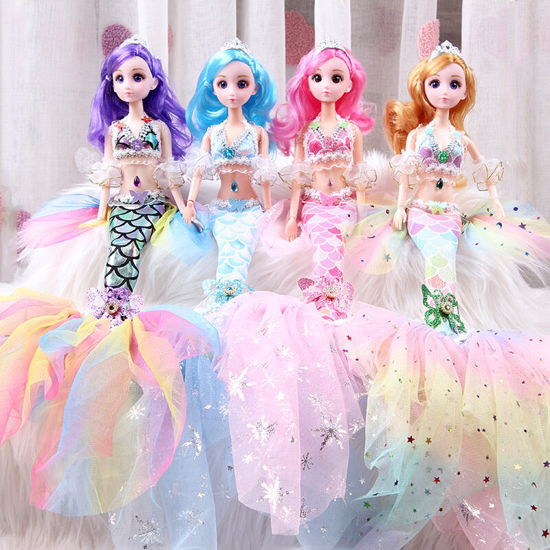 BJD Kawaii Mermaid Doll With Movable Joints 13 3d 30cm Size For House ...