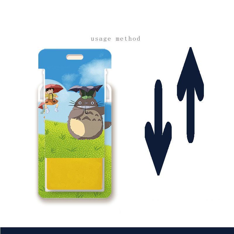 Hard Card Holder My Neighbor Totoro Name Tag Protective Casing for Bus ...
