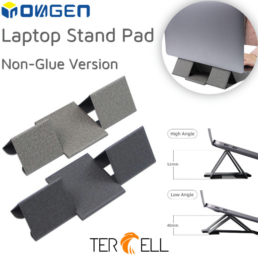 INOVAGEN Non-Adhesive Laptop Stand Tablet Holder,PU Leather Laptop ...