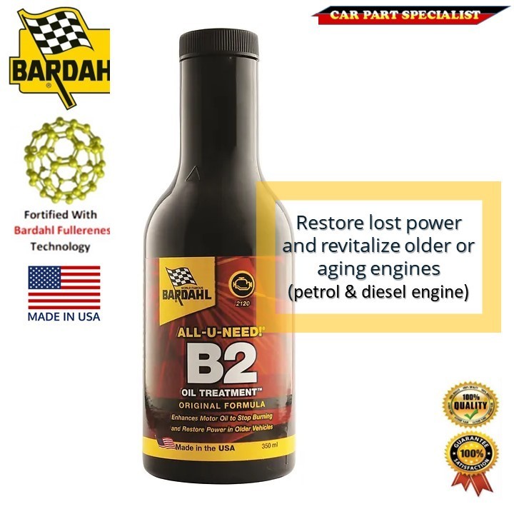 BARDAHL 2 ENGINE OIL TREATMENT 350ml | Shopee Malaysia