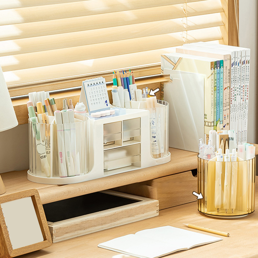 Rotating Desk Organizer Scratch-resistant Pencil Organizer Rotating Pen ...