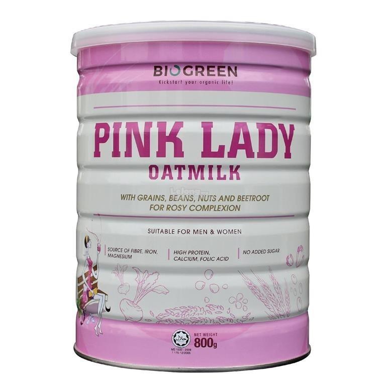 Biogreen Pink Lady Oatmilk (800g) | Shopee Malaysia