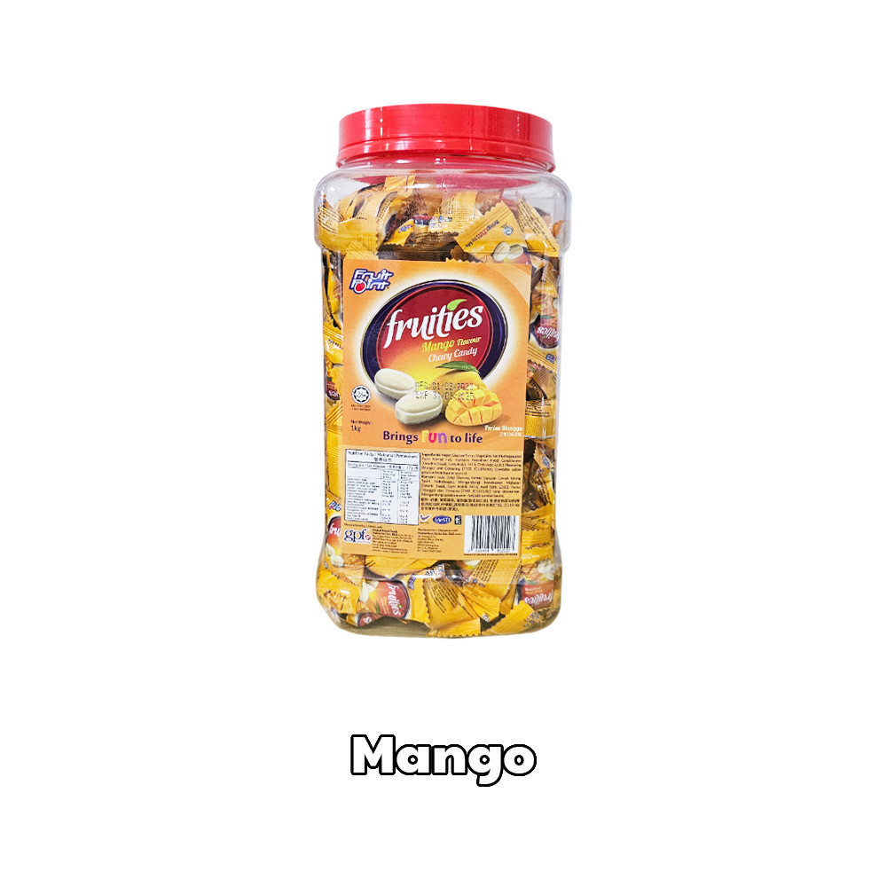 FRUITIES (BOTTLE/1KG) APPLE , BLACKCURRANT , MANGO , STRAWBERRY ...