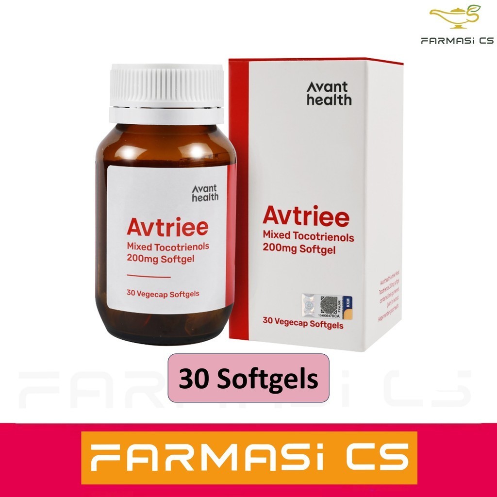 Avant Health Avtriee Mixed Tocotrienols 200mg 30 Softgels EXP:05/2026 ...