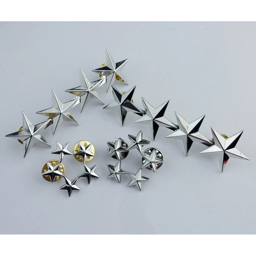 U.S. Military Shoulder four-star rank insignia US Army general rank ...