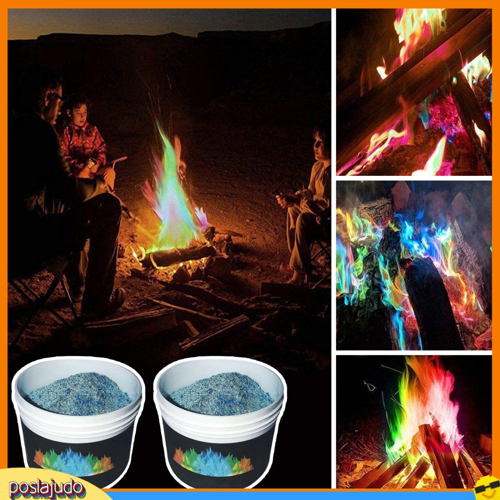 [poslajudo] Vibrant Flame Color Powder Fireplace Colorant Powder Color ...
